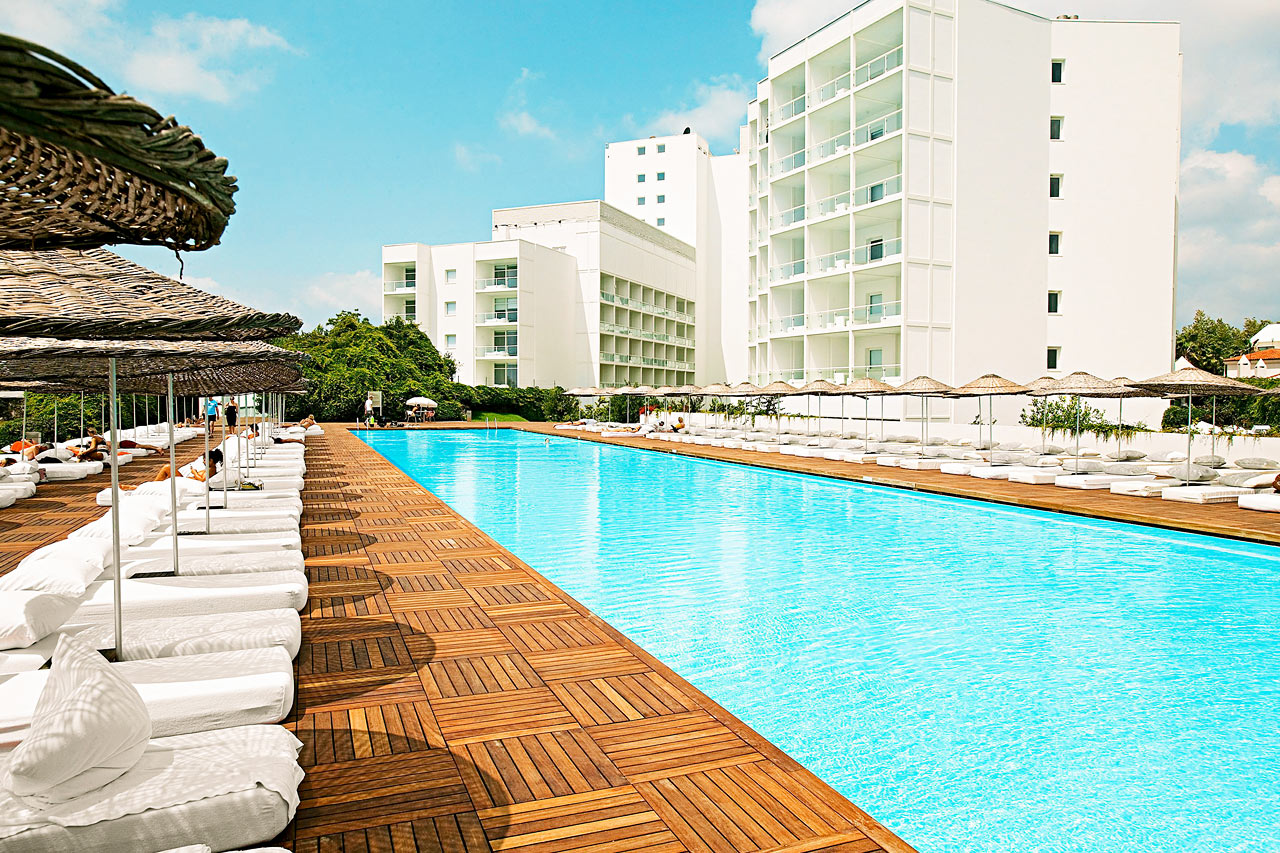 Populära Hotel Su i Antalya med vattenland